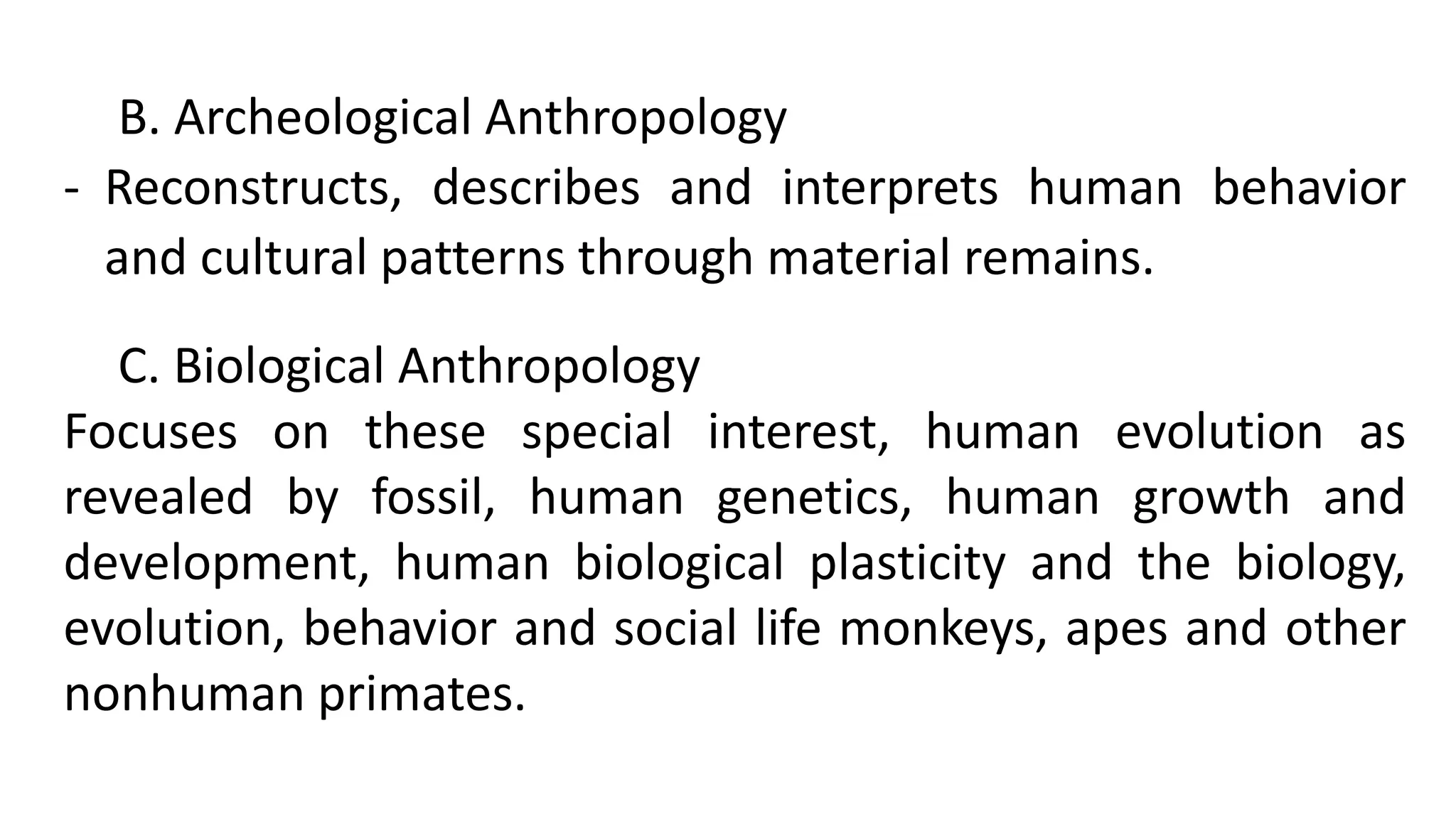 Chapter 3 Anthropological Self Powerpoint Presentation | PPTX | Science