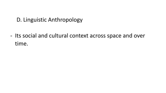 Chapter 3 Anthropological Self Powerpoint Presentation | PPTX | Science