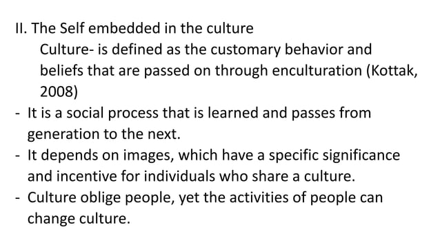 Chapter 3 Anthropological Self Powerpoint Presentation | PPTX | Science