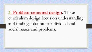 Chapter 3 Curriculum Design | PPTX