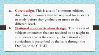 Chapter 3 Curriculum Design | PPTX