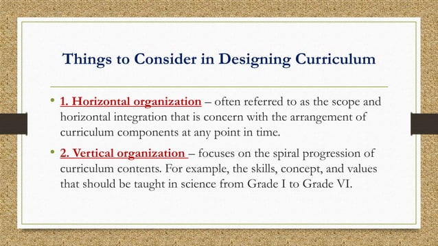 Chapter 3 Curriculum Design | PPTX | Primary Education | Education