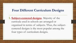 Chapter 3 Curriculum Design | PPTX