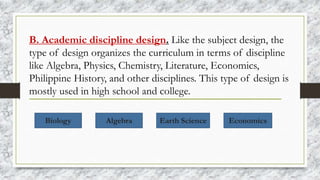 Chapter 3 Curriculum Design | PPTX