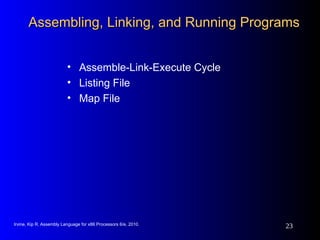 Chapter 3 Assembly Language Fundamentals 6th edition.ppt