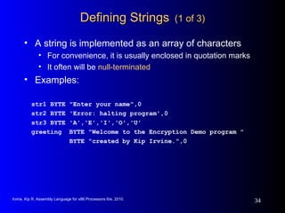 Chapter 3 Assembly Language Fundamentals 6th edition.ppt