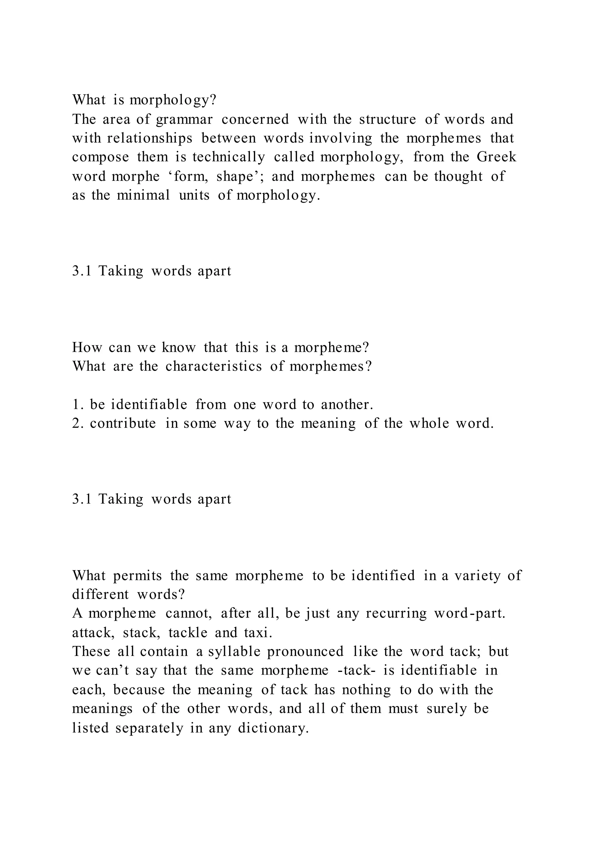 Chapter 3 A word and its parts roots, affixes and their .docx