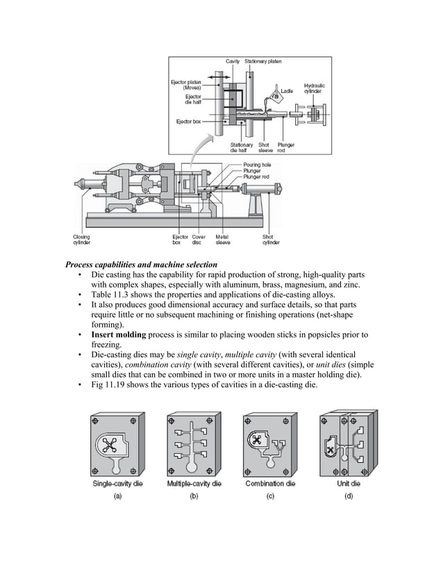 Chapter3b casting processes | PDF