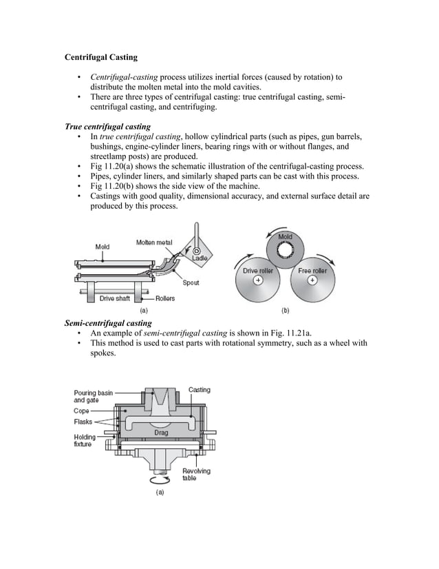 Chapter3b casting processes | PDF