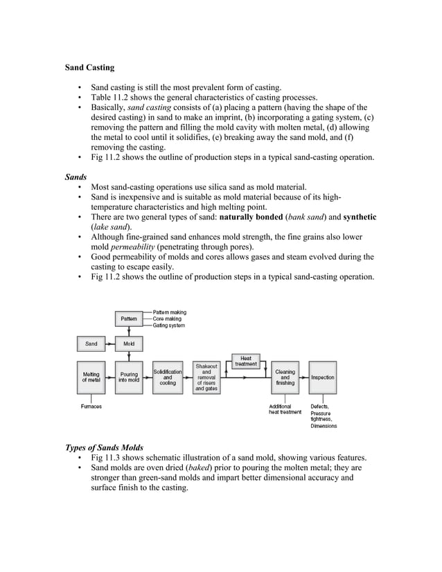 Chapter3b casting processes | DOC