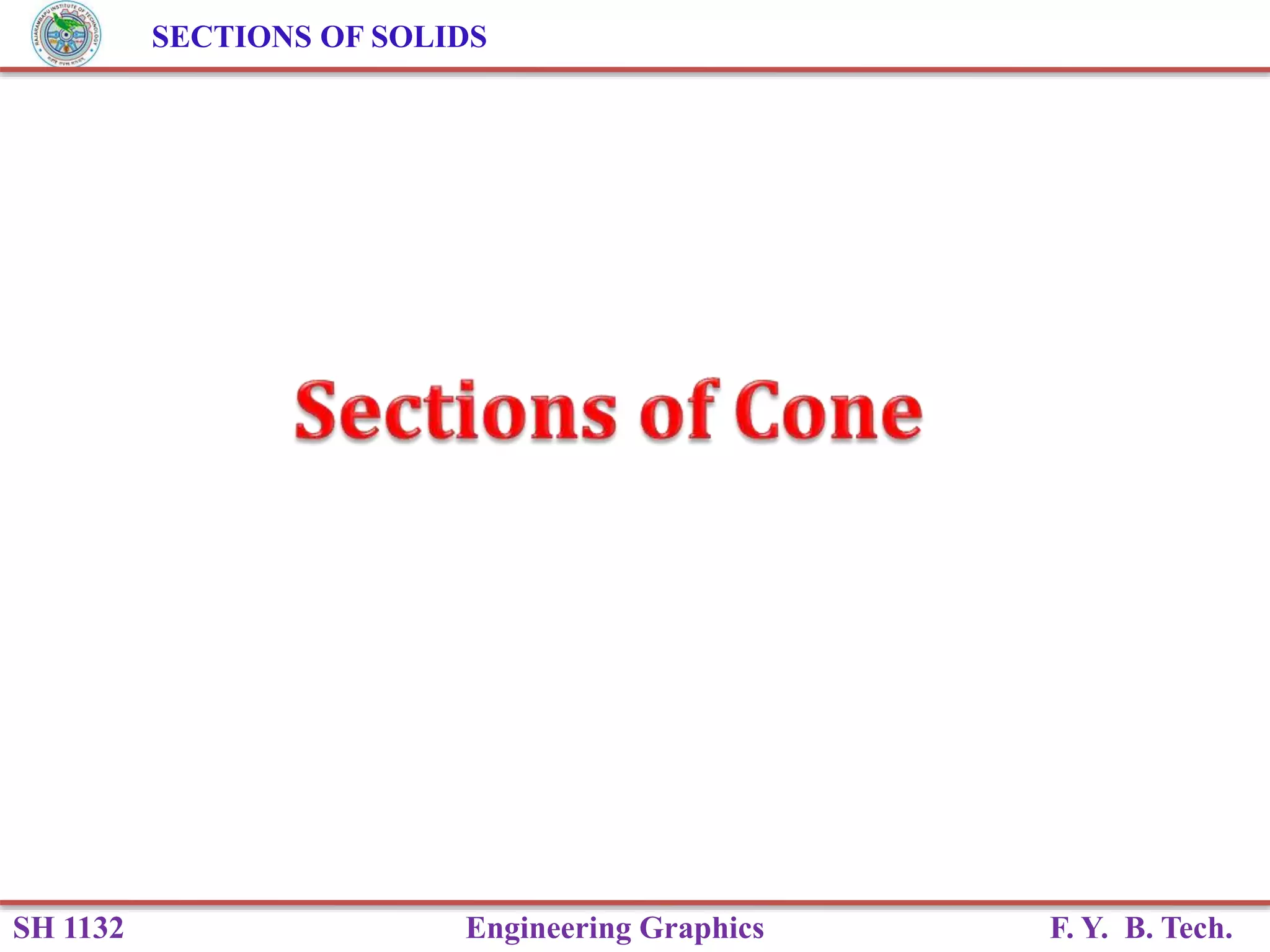 Sections of Solids | PPSX