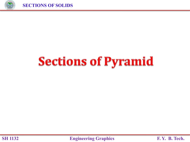 Sections of Solids | PPSX | 3-D Graphics | Computer Software and Applications