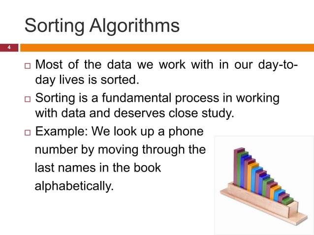 Chapter 3: basic sorting algorithms data structure