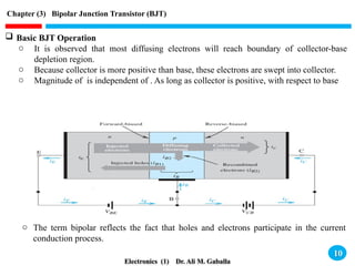Chapter (3) Bipolar Junction Transistor (BJT) - 2023.pptx