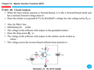 Chapter (3) Bipolar Junction Transistor (BJT) - 2023.pptx