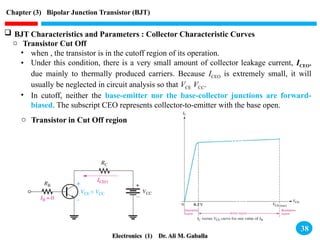 Chapter (3) Bipolar Junction Transistor (BJT) - 2023.pptx