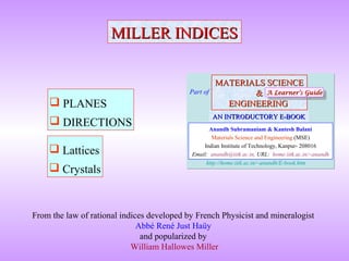 Chapter 3b miller_indices | PPT