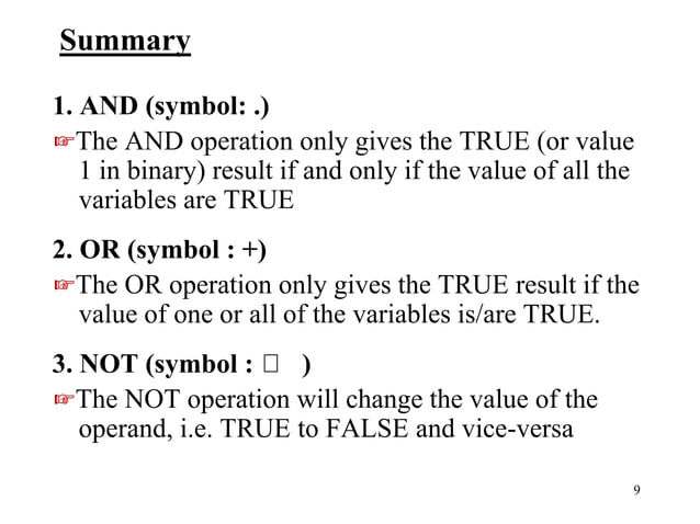 Chapter 3_Boolean Algebra _ Logic Gate (3).pptx | Programming Languages | Computing