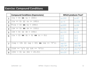 Chapter 3 branching v4 | PPT
