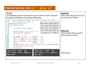 Chapter 3 branching v4 | PPT