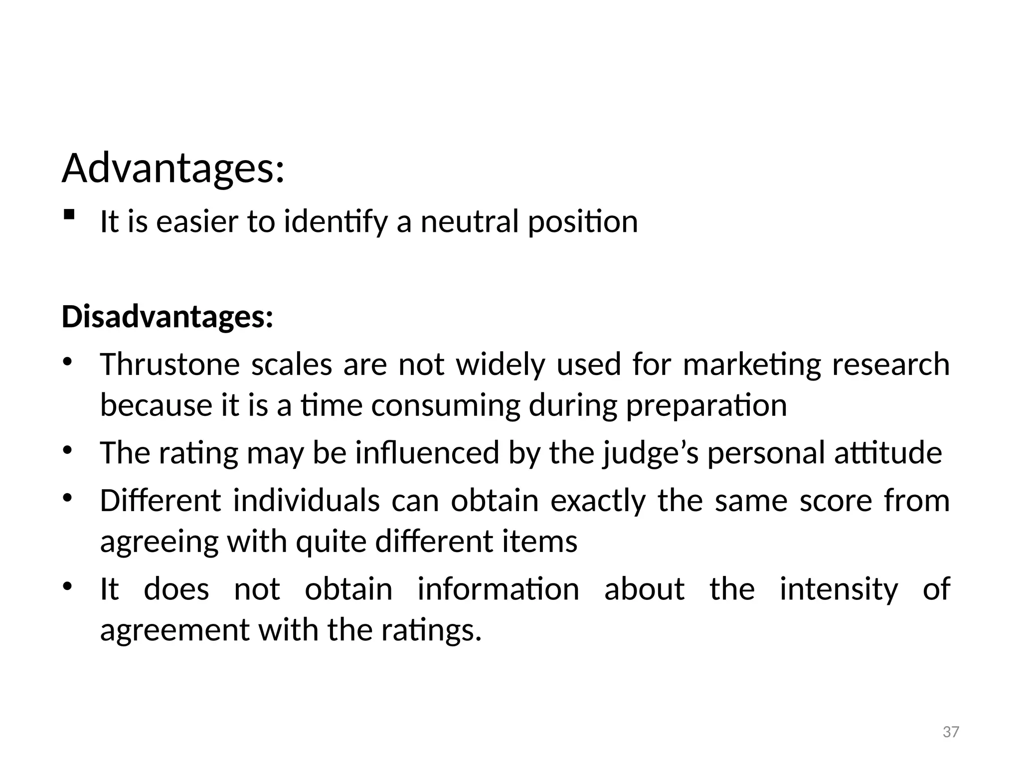 Measurement B Rating Scales, q sort and MDS | PPT