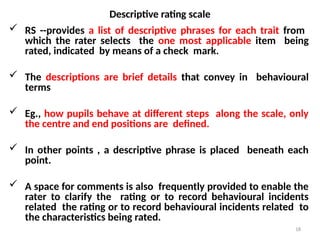 Measurement B Rating Scales, q sort and MDS | PPTX