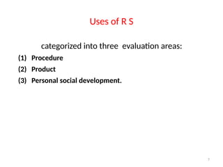 Measurement B Rating Scales, q sort and MDS | PPTX