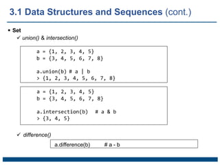 Chapter 3 Built-in Data Structures, Functions, and Files .pptx