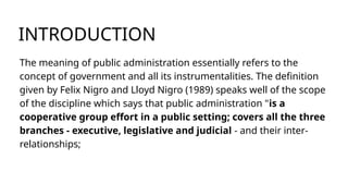 Chapter 3 bureaucracy public administration | PPTX