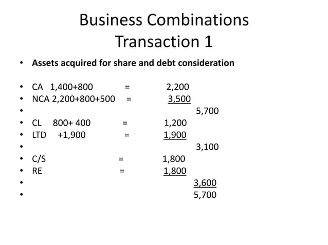 Chapter 3 business combinations | PPTX | Mergers and Acquisitions ...