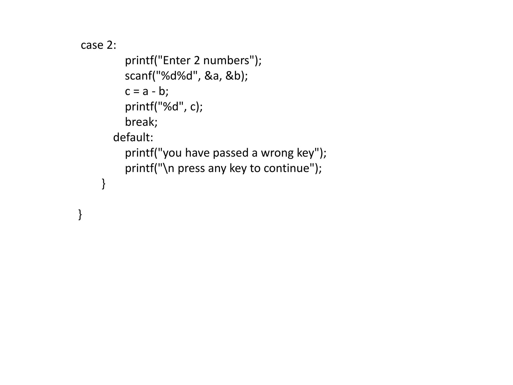 Control Structures in C | PPTX