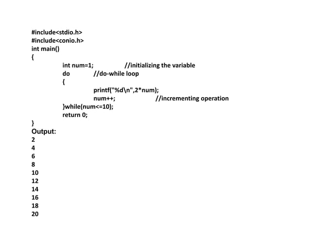 Control Structures in C | PPTX | Programming Languages | Computing
