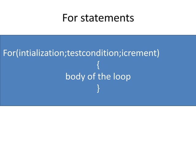 Control Structures in C | PPTX | Programming Languages | Computing
