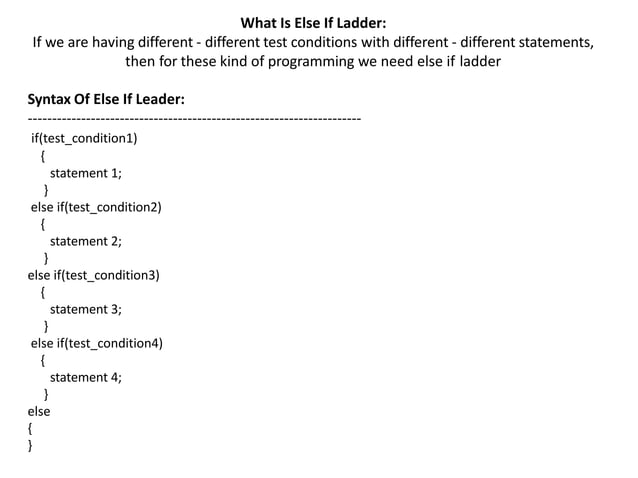 Control Structures In C Pptx Programming Languages Computing 1358