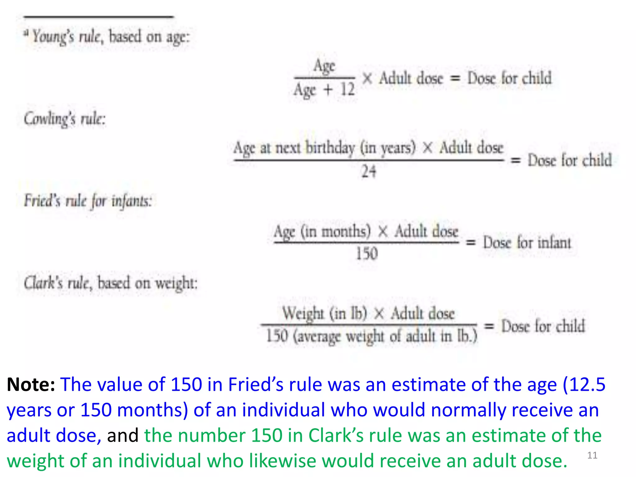 Calculation of Doses | PPTX