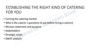Chapter 3 catering | PDF