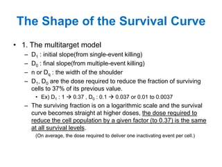 Chapter3 cell survival curve | PPTX