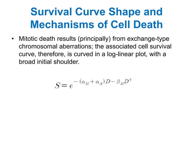 Chapter3 cell survival curve | PPT