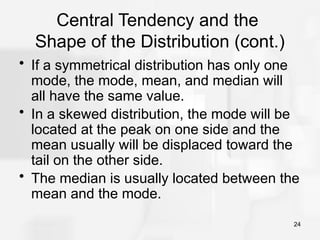chapter3 Central Tendency statistics.ppt