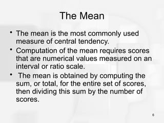 chapter3 Central Tendency statistics.ppt