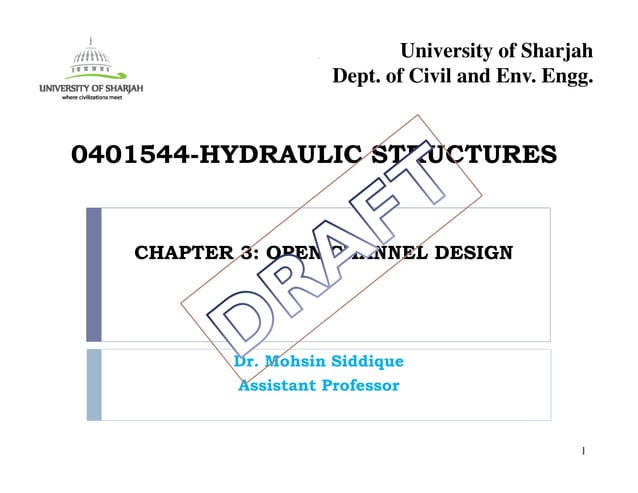 Chapter 3 channel design | PDF | Civil Engineering Industry | Industries