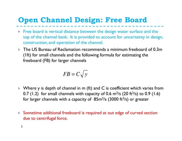 Chapter 3 channel design | PDF | Civil Engineering Industry | Industries