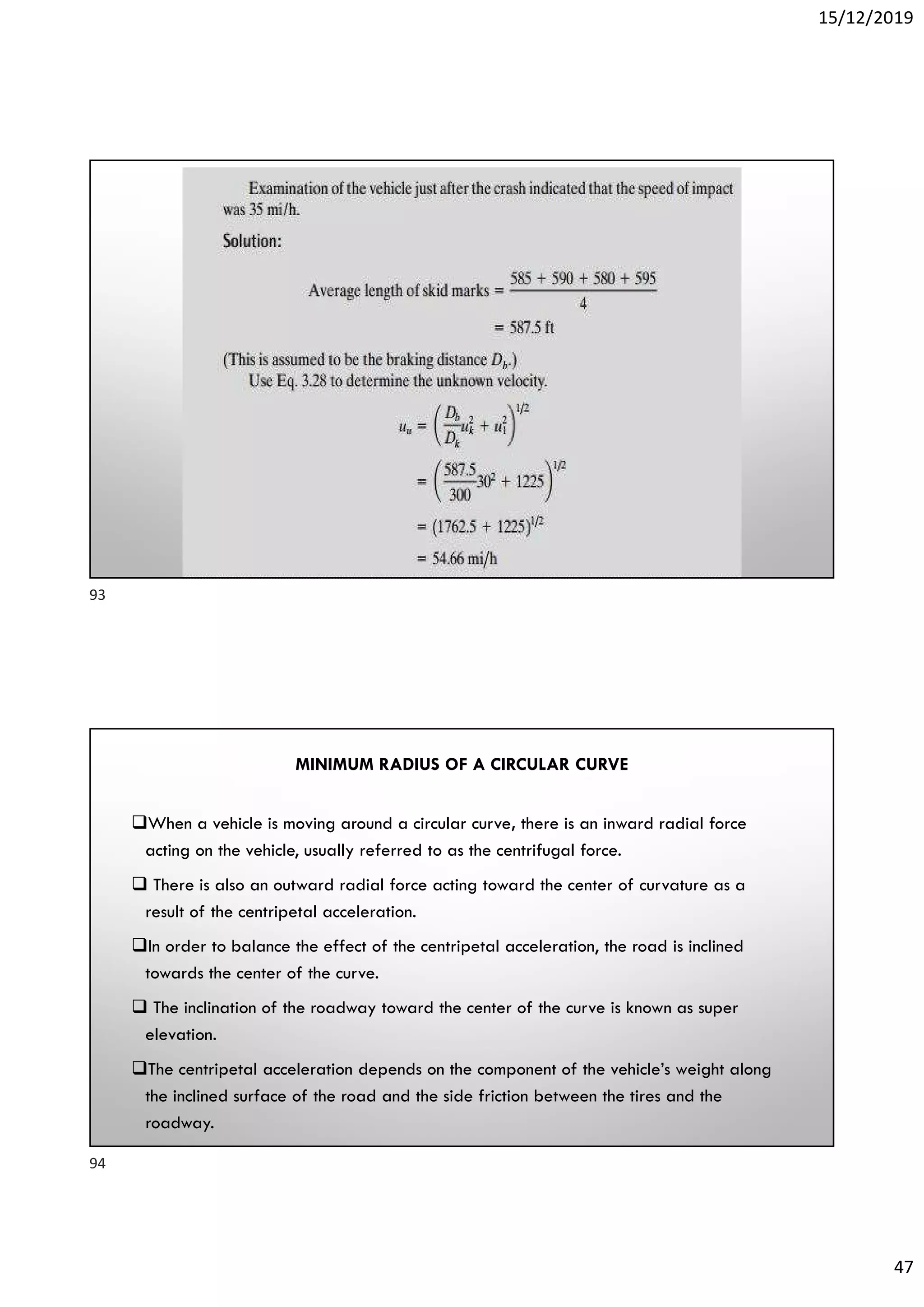 Chapter 3 characteristics of highway components | PDF