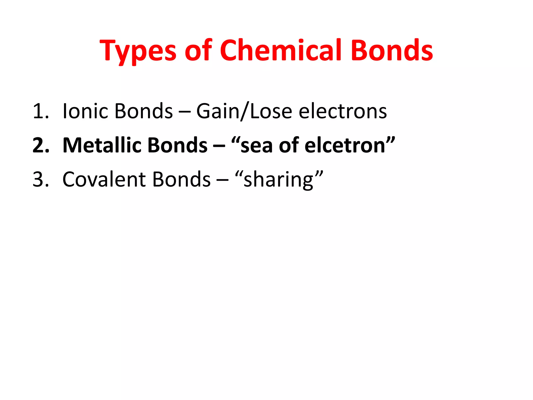 Chapter 3 Chemical Bonding | PPTX
