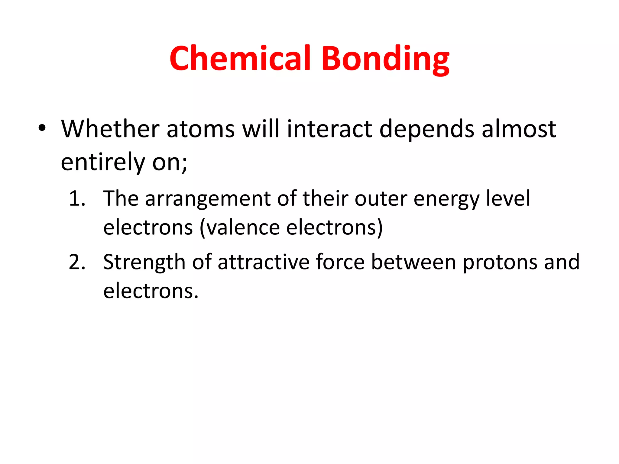 Chapter 3 Chemical Bonding | PPTX