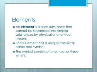 Chapter 3 chemistry | PPTX