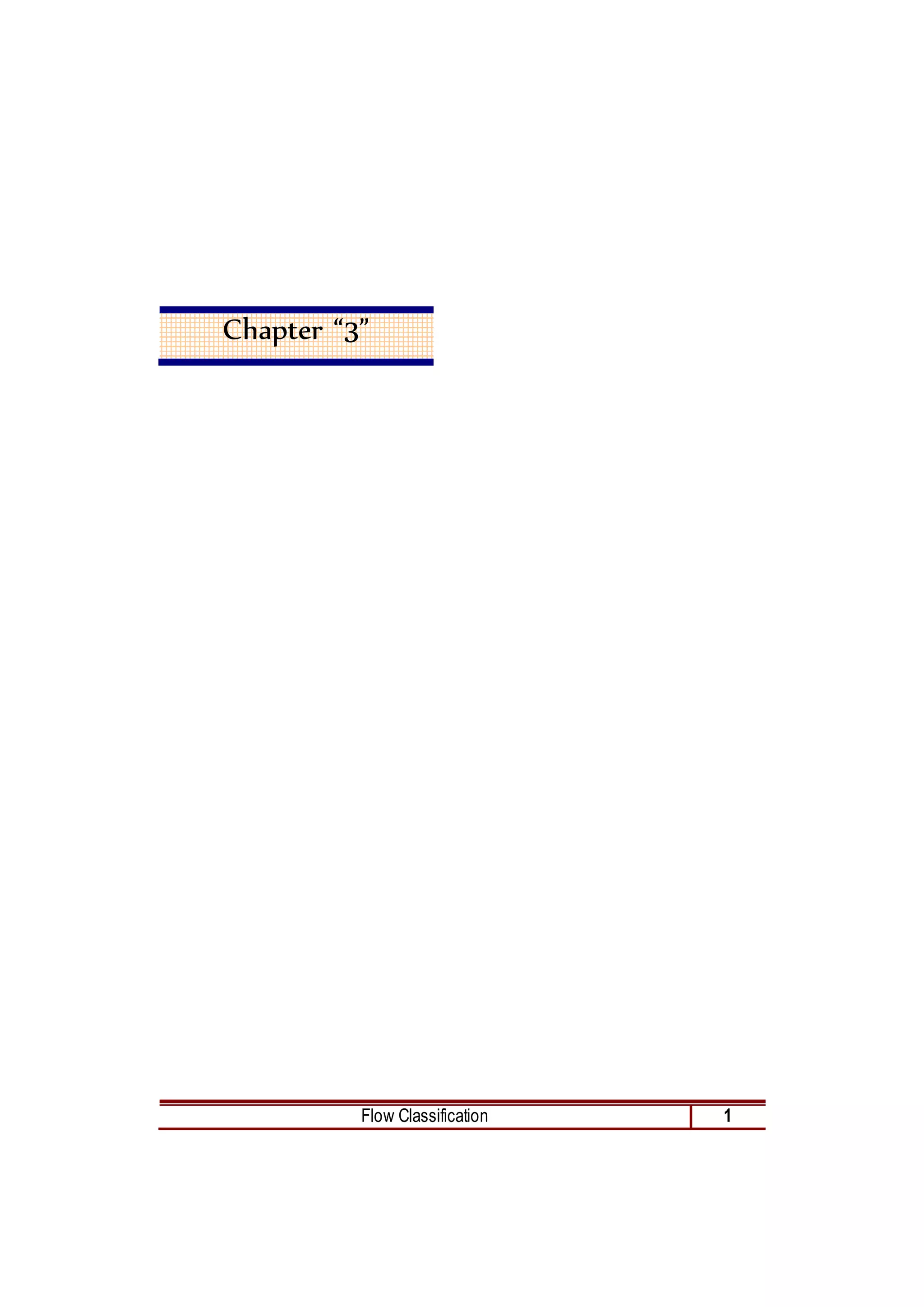 Chapter 3 Classification of Flow .doc