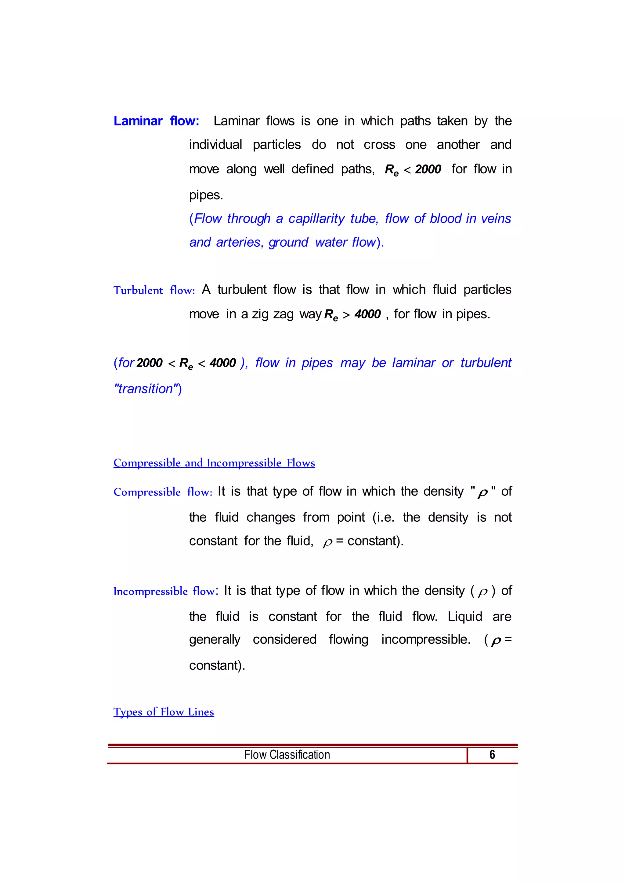 Chapter 3 Classification of Flow .doc