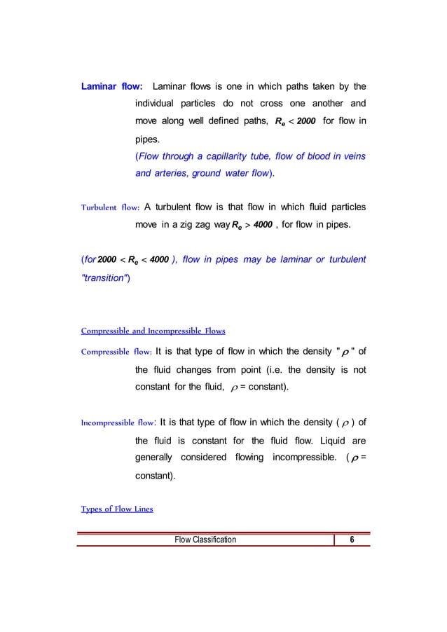 Chapter 3 Classification of Flow .doc