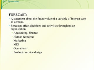 chapter 3 classroom production and operations management | PPT